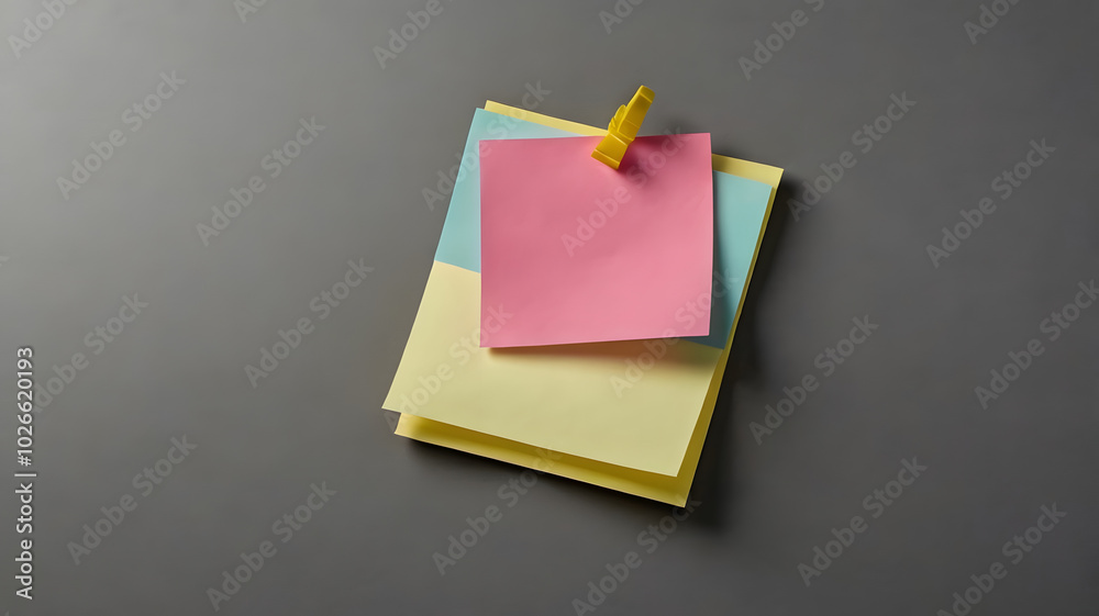Sticky Note Inspiration: A stack of colorful sticky notes, held ...