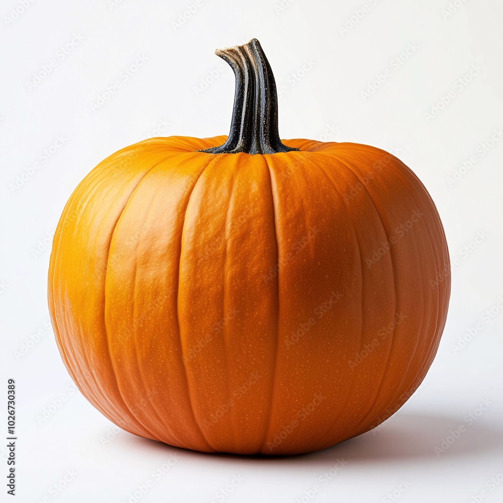 Minimalist Photograph of a Pumkin Isolated on a White Background: A ...