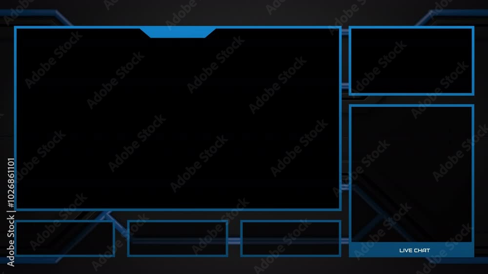 intermission screen, animated stream overlays with alpha channel Stock ...