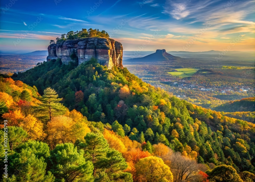 Stunning Architectural Photography of Pilot Mountain and Scenic Lookout ...