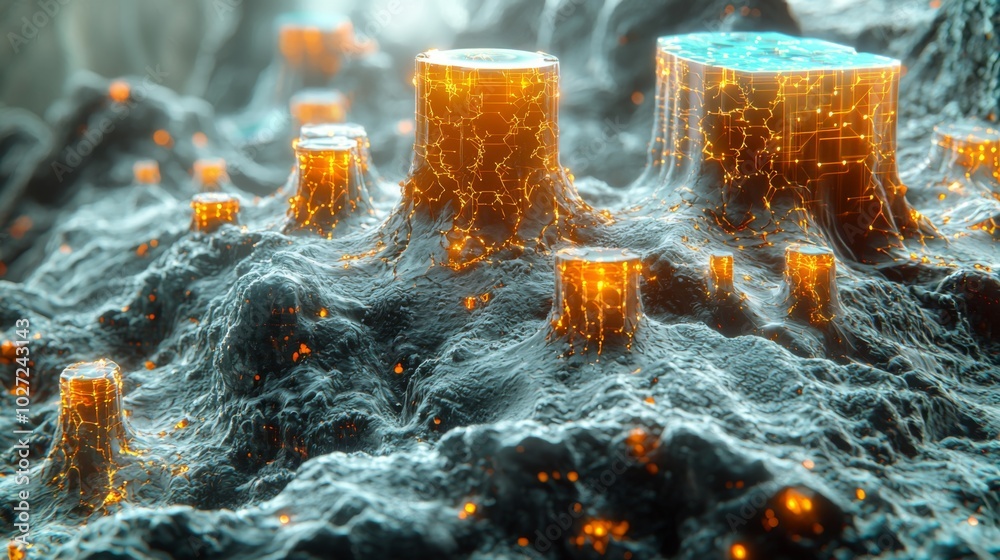 Premium stock illustration depicts Alpha Generation using specific ...