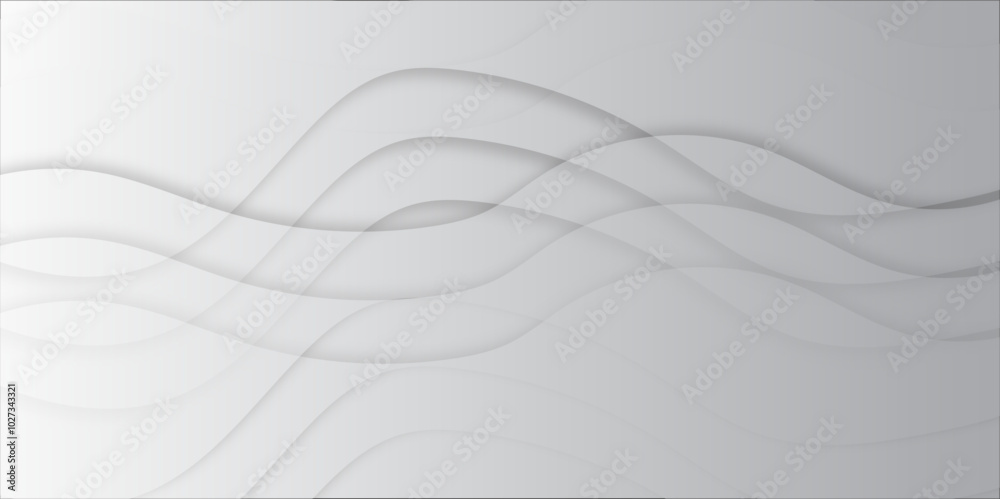 abstract curve line white background. Soft smooth lines curving to form ...