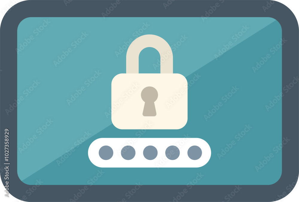 Login screen is requesting password authentication to access a computer, network, or online ...