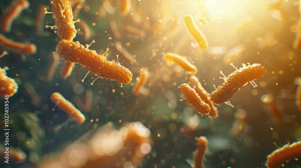 Lactobacillus acidophilus: A gram-positive rod-shaped bacterium in the ...