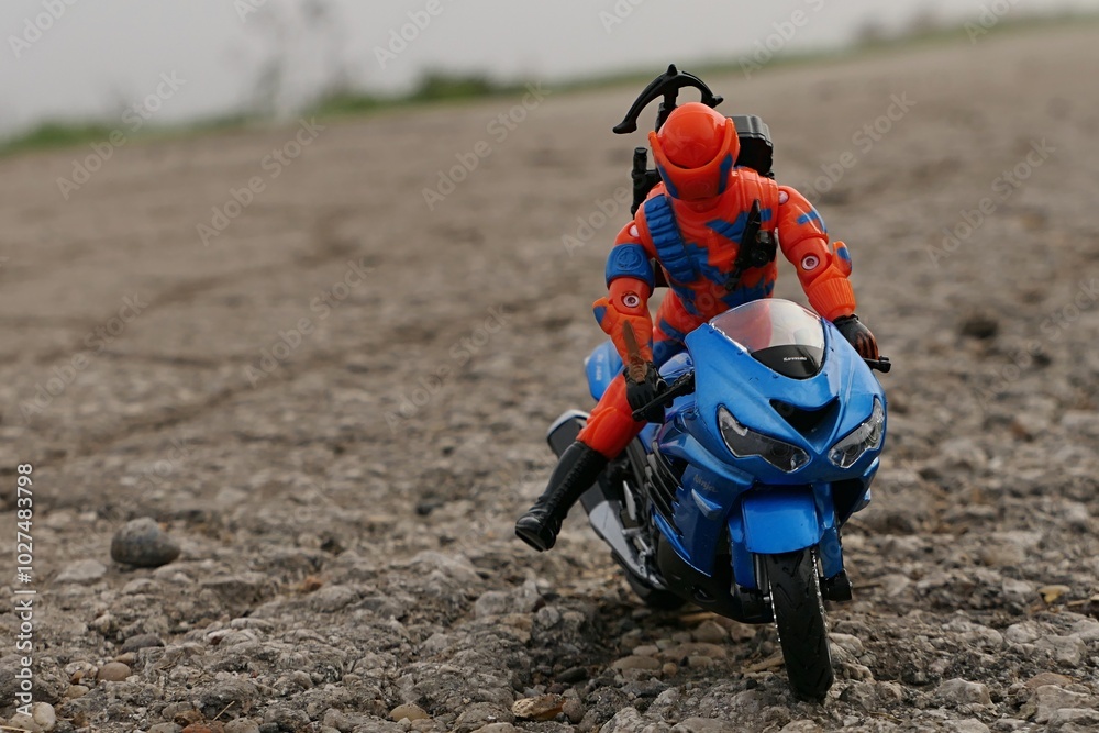 GI JOE Cobra figure of urban commando Alley Viper from year 1989 ...