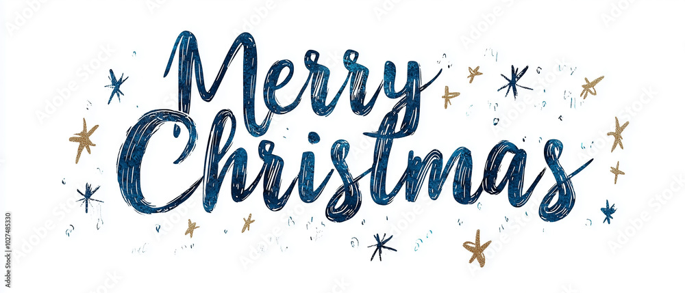 Merry Christmas text design with festive elements and modern aesthetic ...