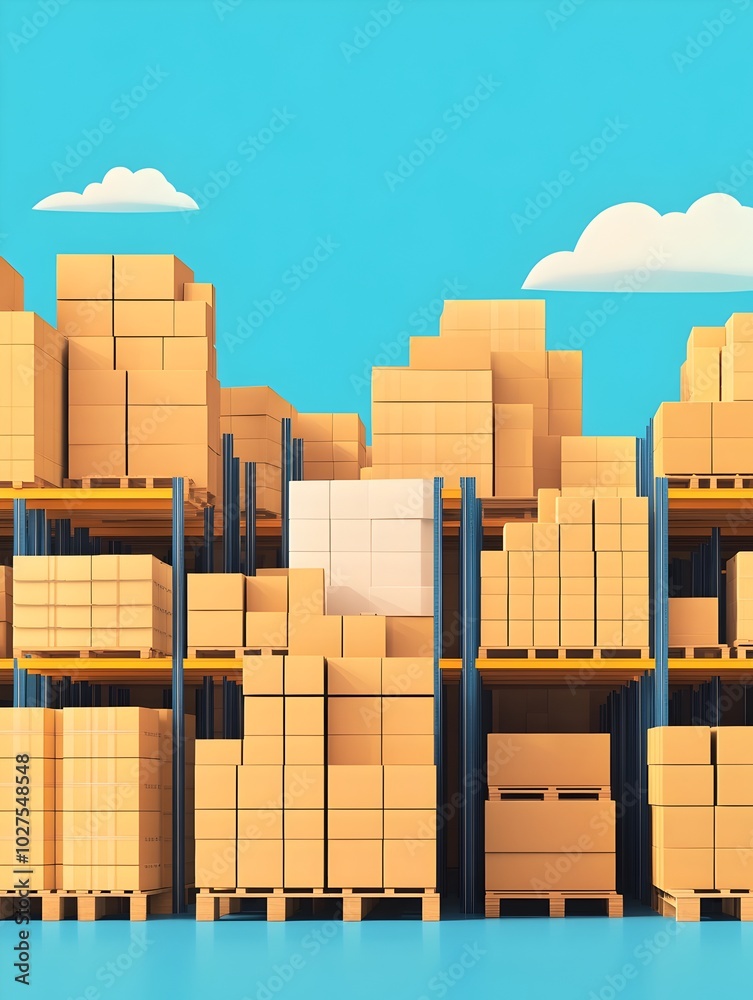 Optimized Pallet Racking System for Efficient Warehouse Storage and ...