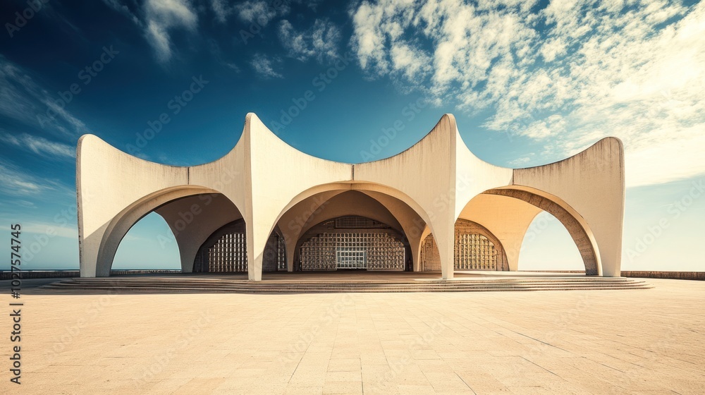 The unique architectural styles of national monuments, representing the ...