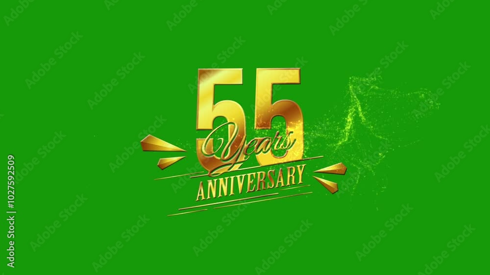 Happy 55 Years Anniversary Video, 55th Anniversary, Celebrate 55th ...