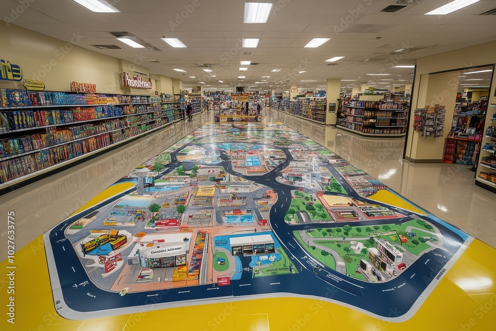 Store Map with Deals Highlighted: A store map showing the layout of ...