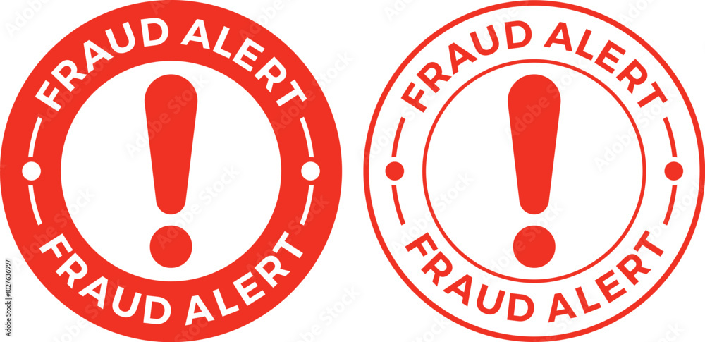 Fraud alert rubber stamp vector illustration isolated on white ...