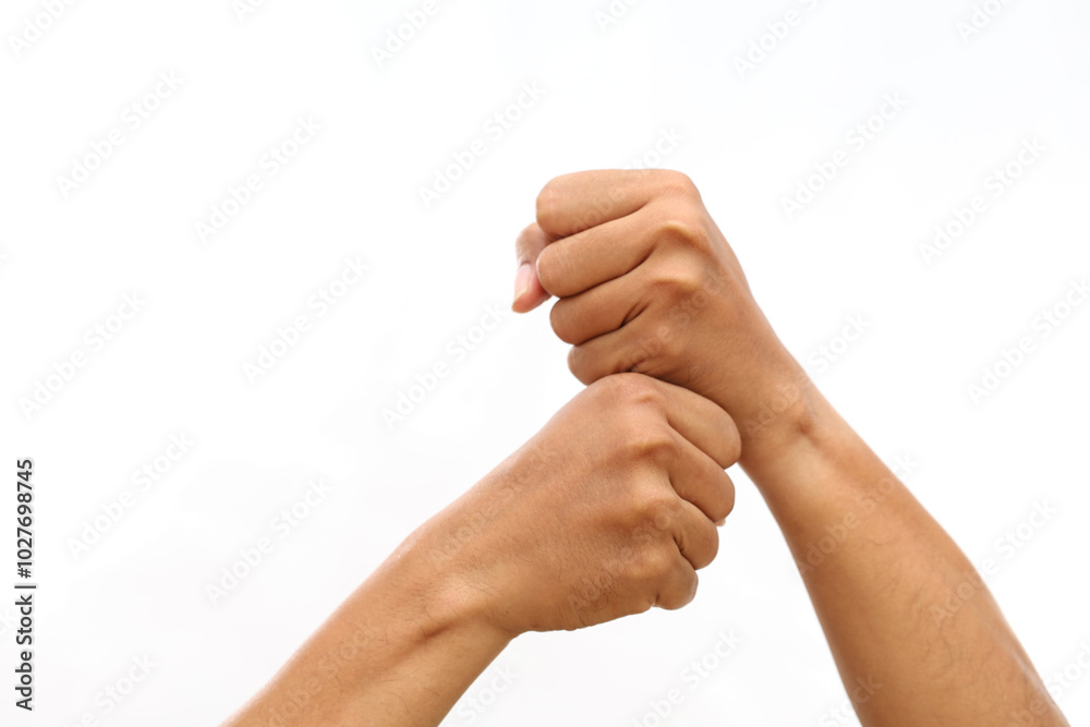 Letter G Hand sign language alphabet in Bisindo. Bisindo is a sign ...