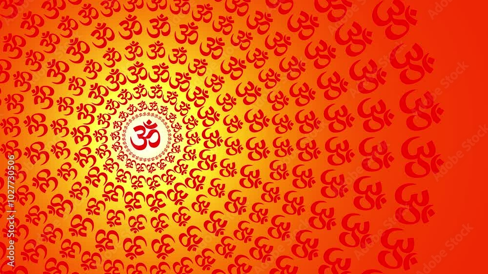 om hindu lord shiva sign animation Stock ビデオ | Adobe Stock