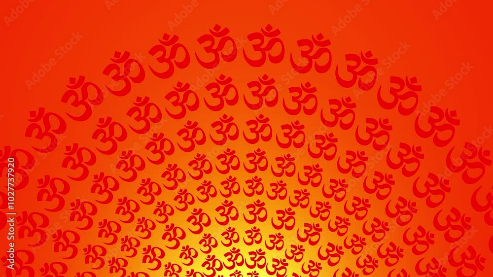 om hindu lord shiva sign animation สต็อกวิดีโอ | Adobe Stock