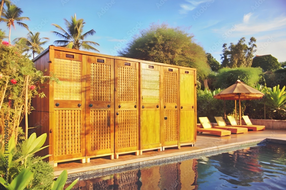 Wooden Travel Locker, A set of eco-friendly Modern Luxury Travel ...