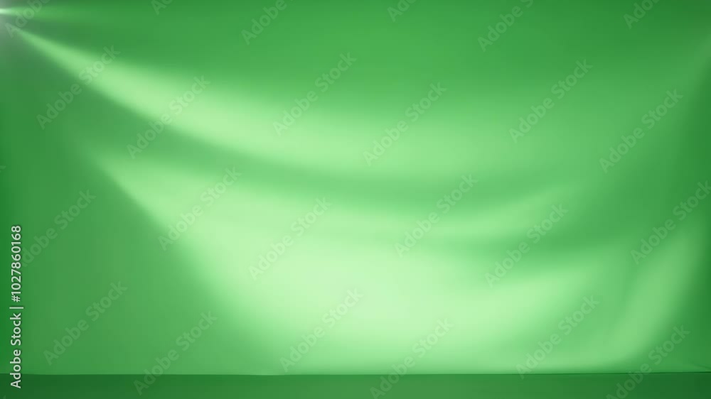 Dynamic Light Effect in Green Screen Studio Stock Video | Adobe Stock