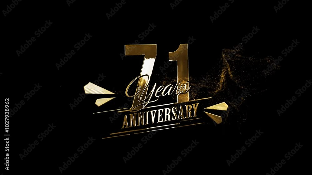 Celebration 71th Wedding Anniversary, 71 Years Anniversary, Happy 71th ...