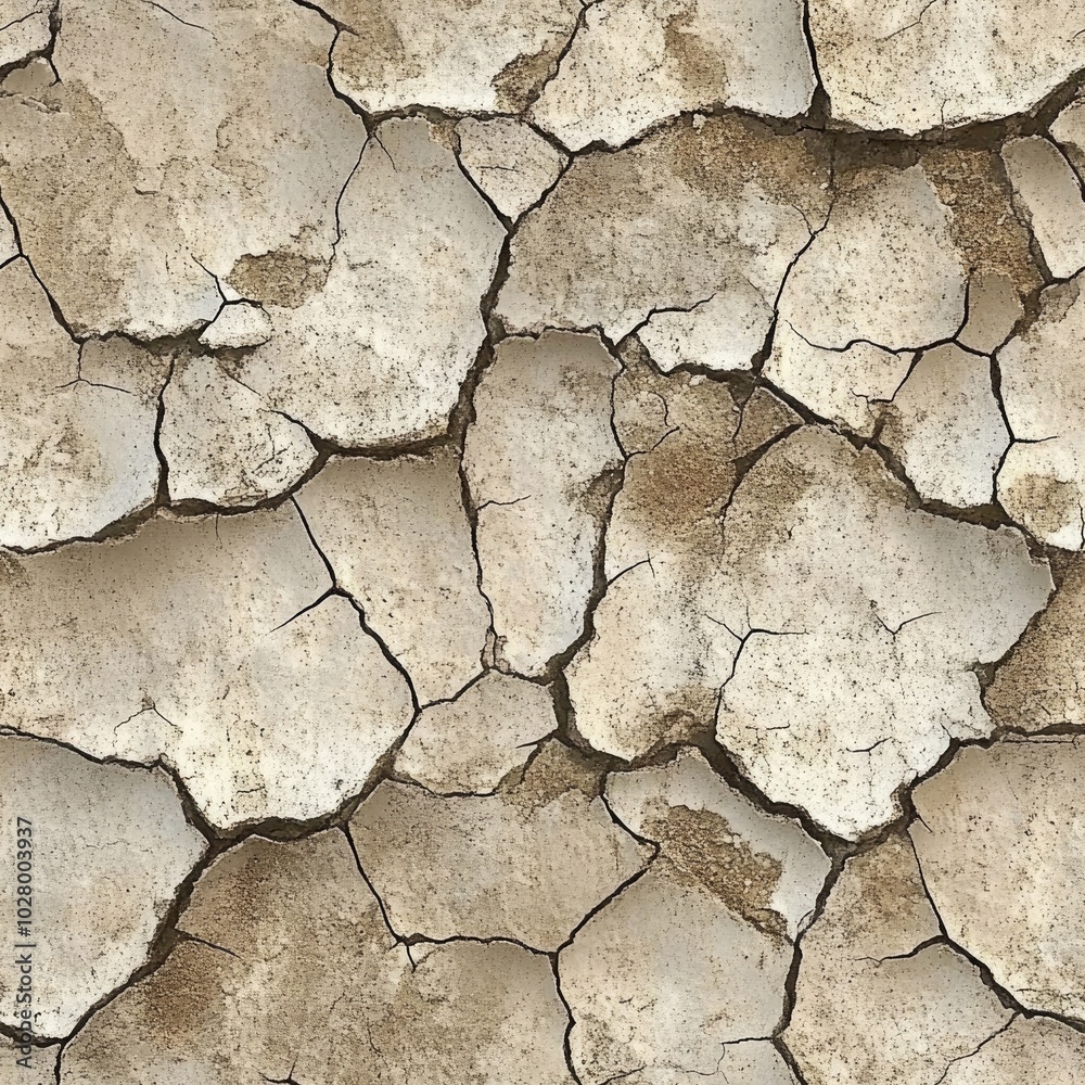 seamless concrete texture with deep cracks and rough surface Stock ...