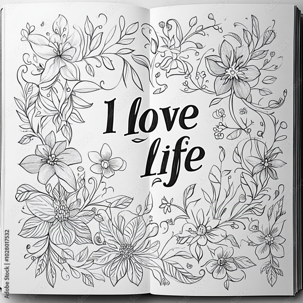 coloring books, with accurate and bold drawings, in the middle of the ...