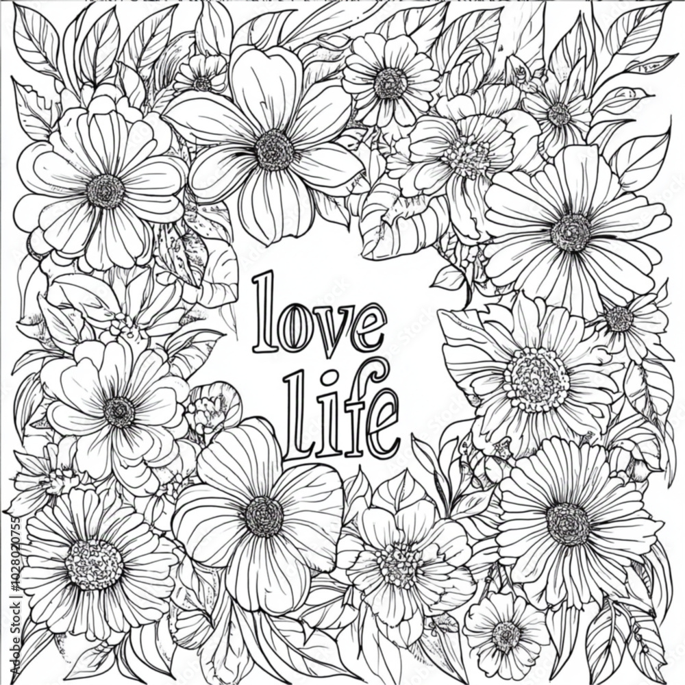 coloring books, with accurate and bold drawings, in the middle of the ...