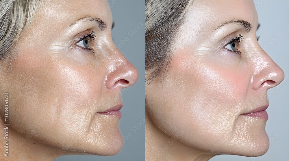 Video walkthrough of rhinoplasty recovery, featuring before images of ...