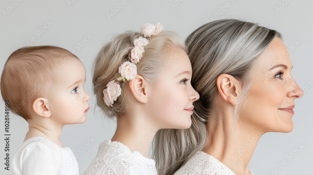 Aging journey: a portrayal of a female persona reflecting the changes ...