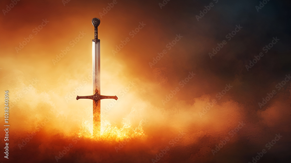 Sword of the spirit. Holy bible. For the word of God is living and ...