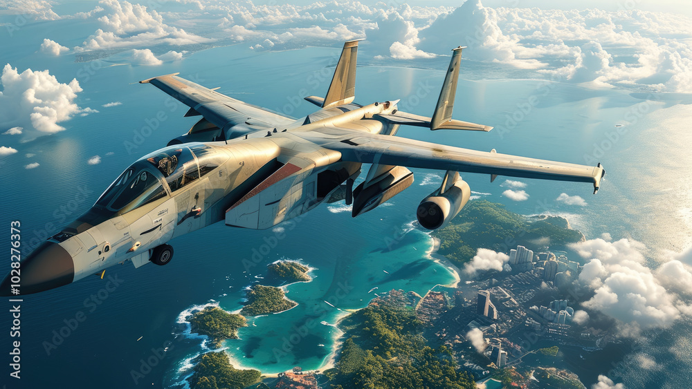 Reconnaissance Fighter Jet: Speed and Precision in the Skies Stock ...