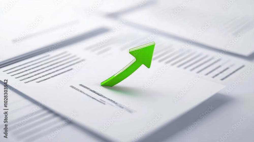 Green correct sign mark linkage connection with document icon for ...