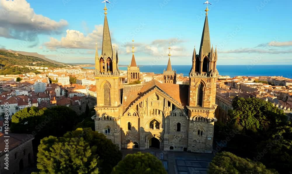 Cathedral-Basilica de Santa Maria de Mallorca from Parc Dalt Murada ...