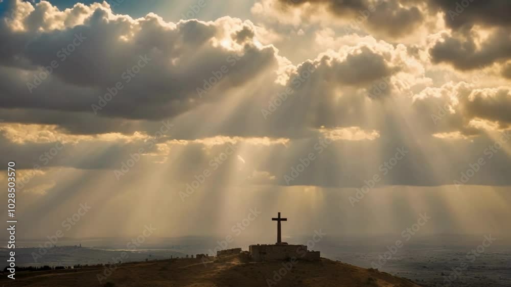 Located just beyond the ancient city of Jerusalem, Calvary is the site ...