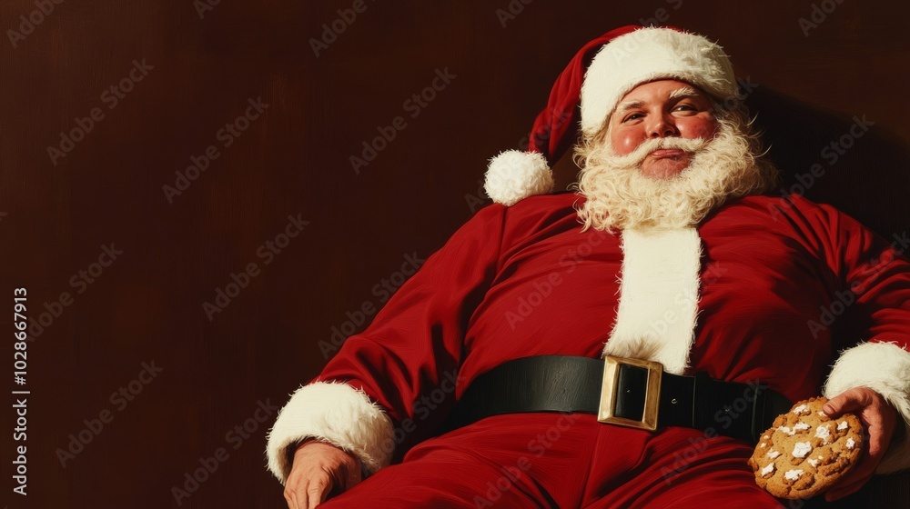 Santa caught red-handed eating all the cookies instead of delivering ...