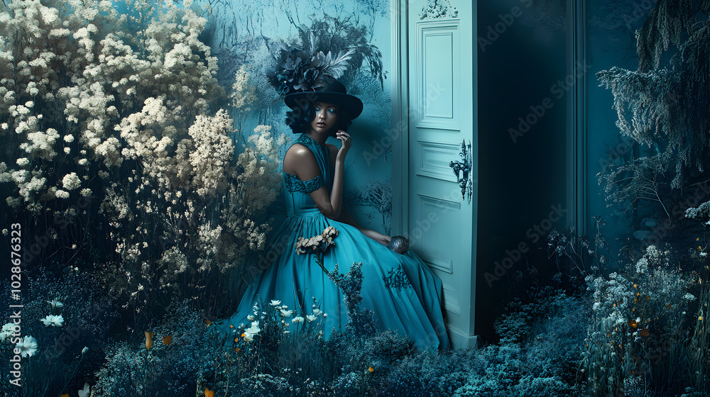 Whimsical High Fashion Photography Blending Surreal Elements with Chic ...