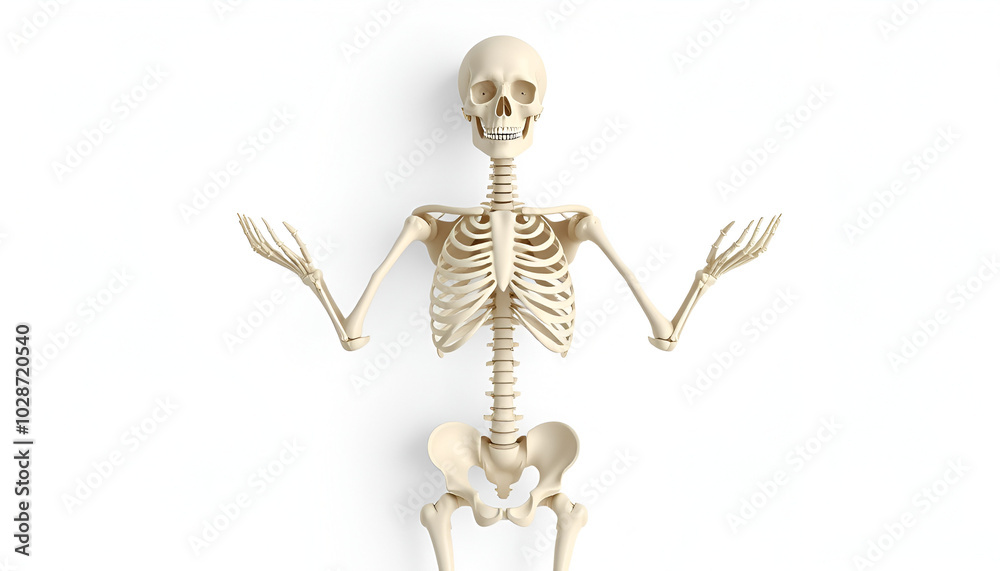Women Skeleton Human body bones of female concept with different hands ...