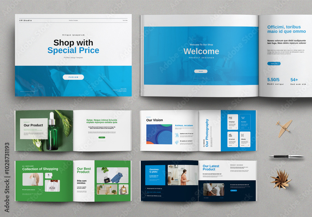 Shop With Special Price Brochure Template Stock Template | Adobe Stock