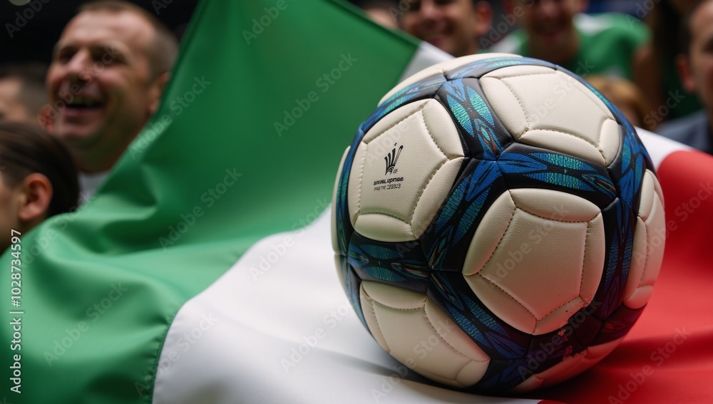 Italy wins the European Football Championship celebration with an image ...