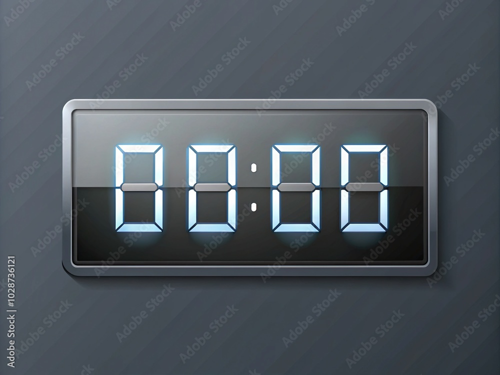 Full-Screen Countdown Timer with 7 Segment Display for Event Planning ...