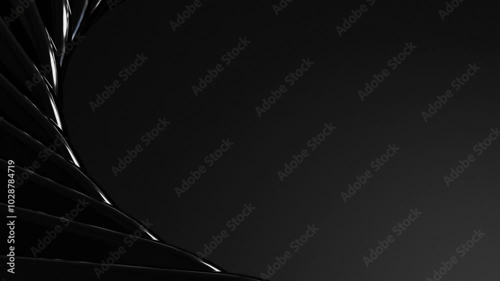 abstract dark animated background, smooth 3d motion, 3d render, 4k loop ...