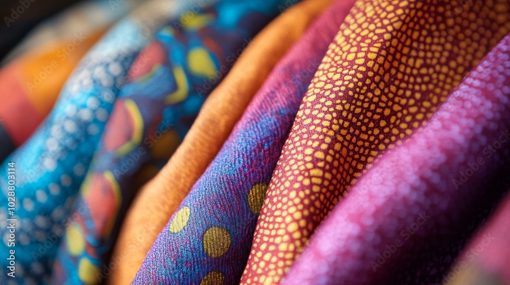 A colourful close up image of a traditional ShweShwe South African ...