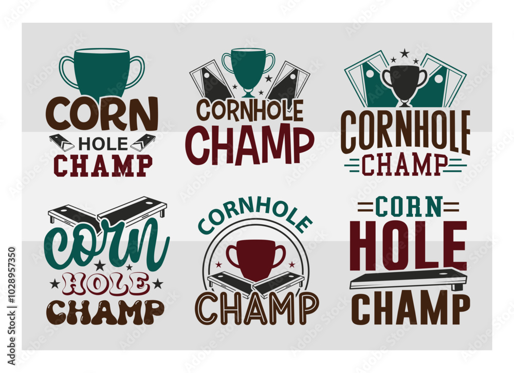 Cornhole Champ Svg, Champ Svg, Cornhole T-shirt Design, Sports Svg ...