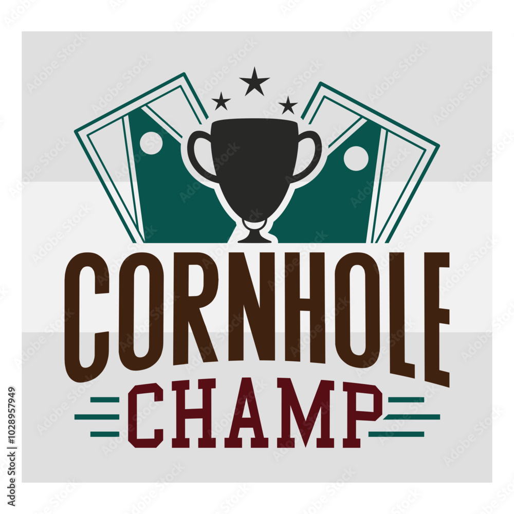 Cornhole Champ Svg, Champ Svg, Cornhole T-shirt Design, Sports Svg ...