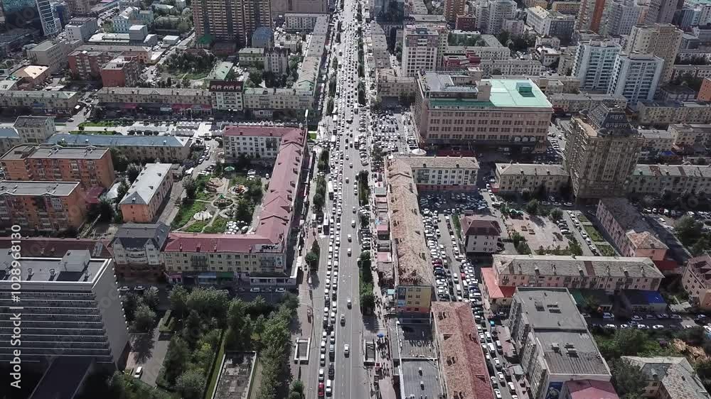 Mongolia, Ulaanbaatar, city life, oriental, Asia, Asian architecture ...