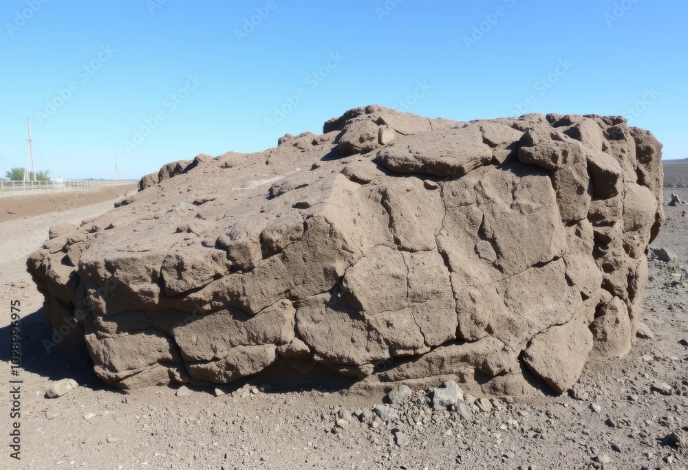 Mudstone A fine grained sedimentary rock composed of compacted m Stock ...