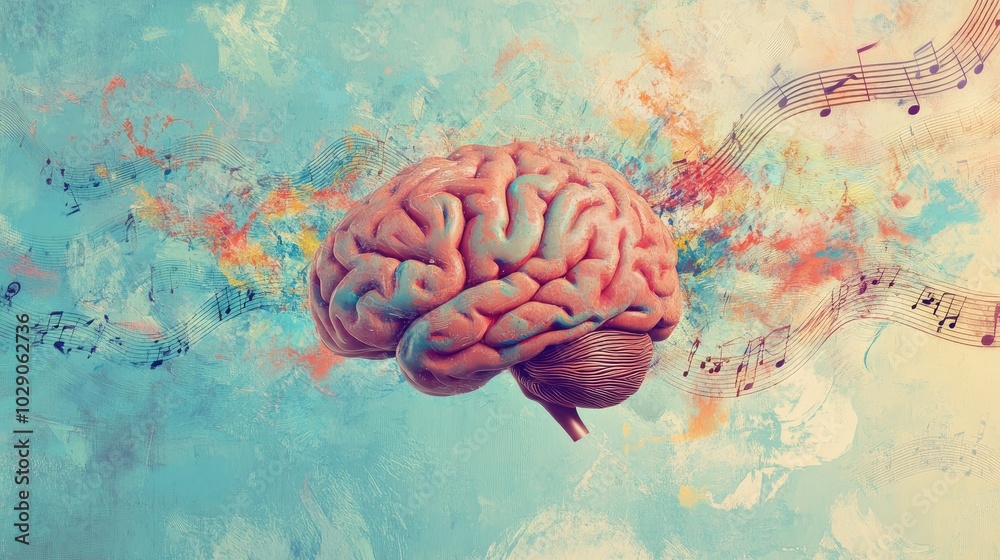 Explore the connection between music and the mind with a human brain ...