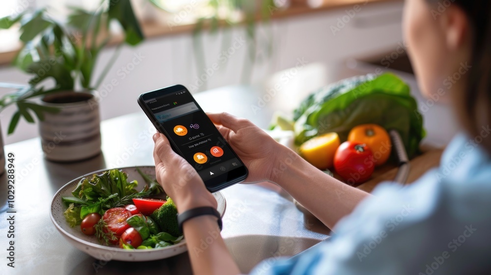 Healthy lifestyle and diet planning with digital app for nutrition ...