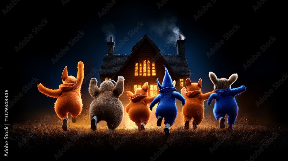 Night of the Little Rascals: Five adorable animated woodland creatures ...