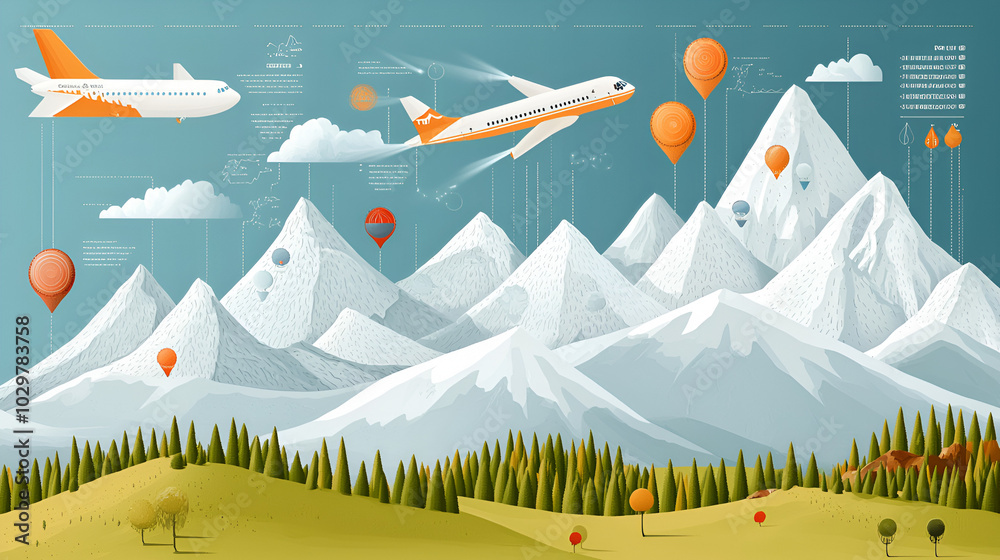 An infographic showing how atmospheric pressure varies with altitude ...