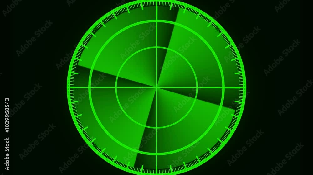 Loading Animated radar Hud, Radar screen animation and radio signal ...