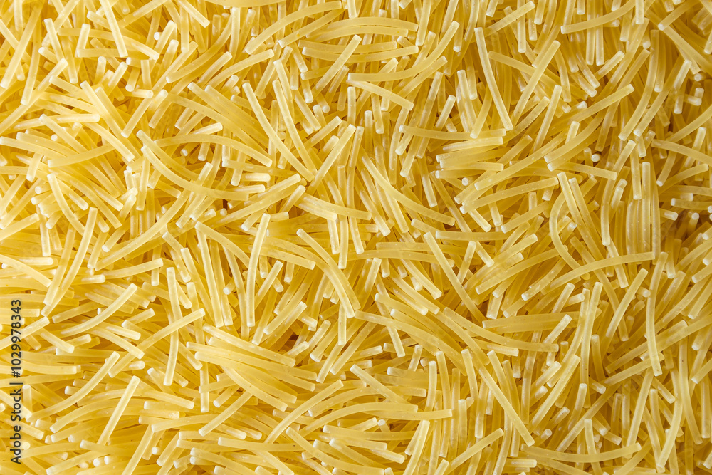 Uncooked Filini Pasta: A Culinary Canvas of Noodles, Creating a Lively ...