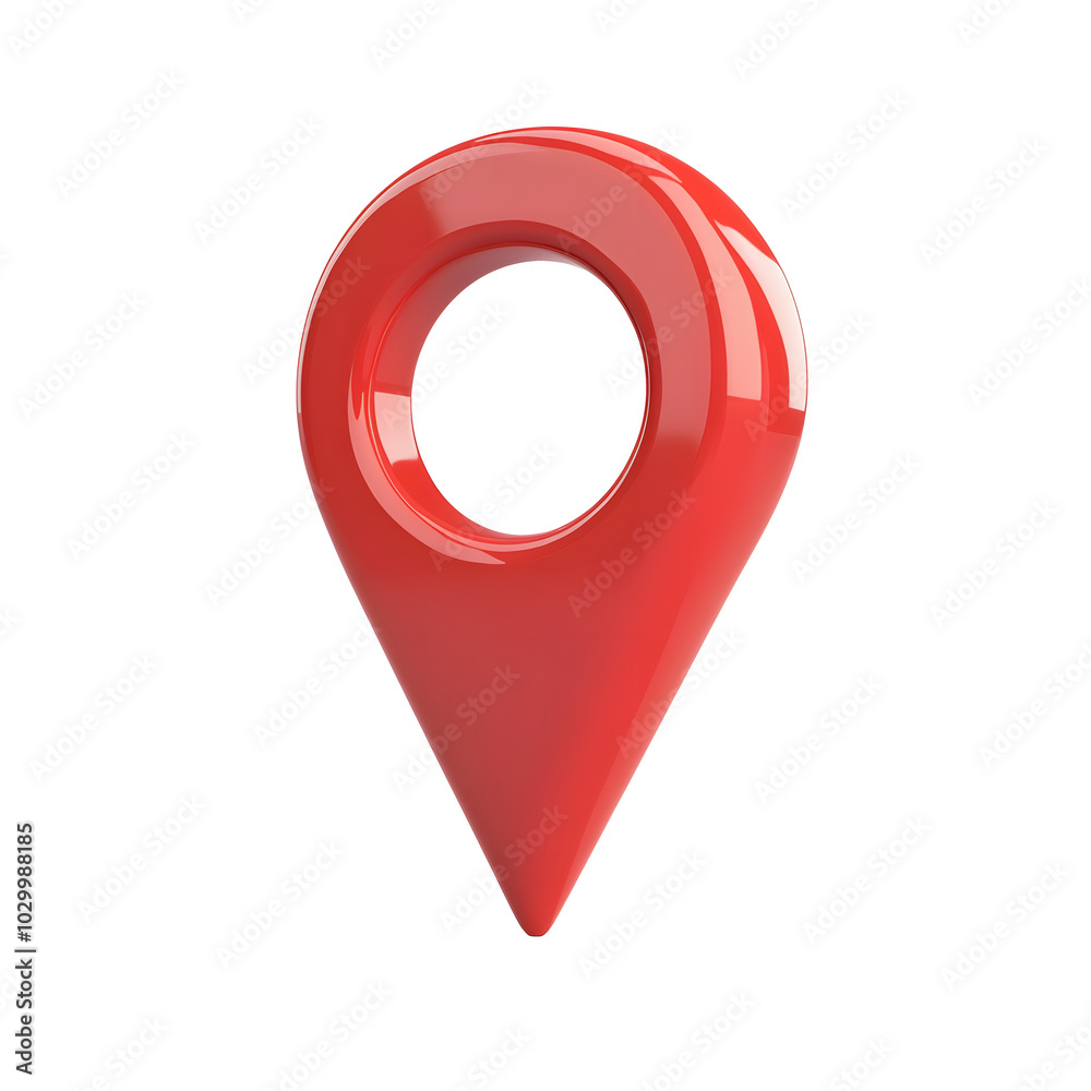 3D Yellow Map Pin Icon - Modern Location Marker in Cartoon Style, 3D ...